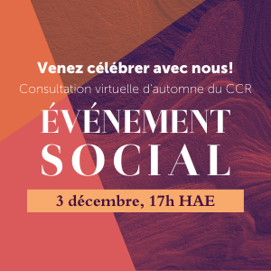 CCR Fall Virtual Consultation - social event image | Canadian Council ...