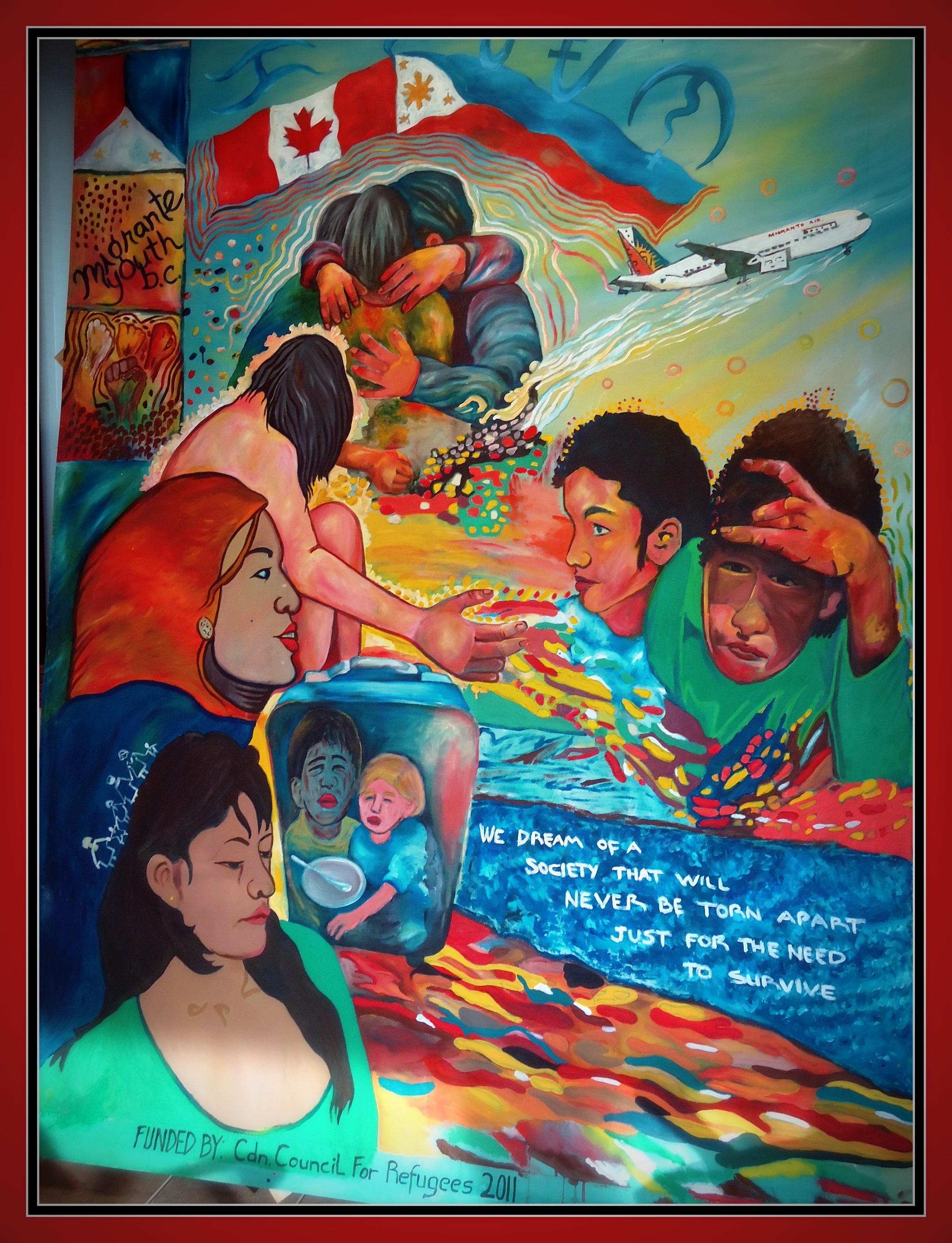 youth - migrante bc mural | Canadian Council for Refugees